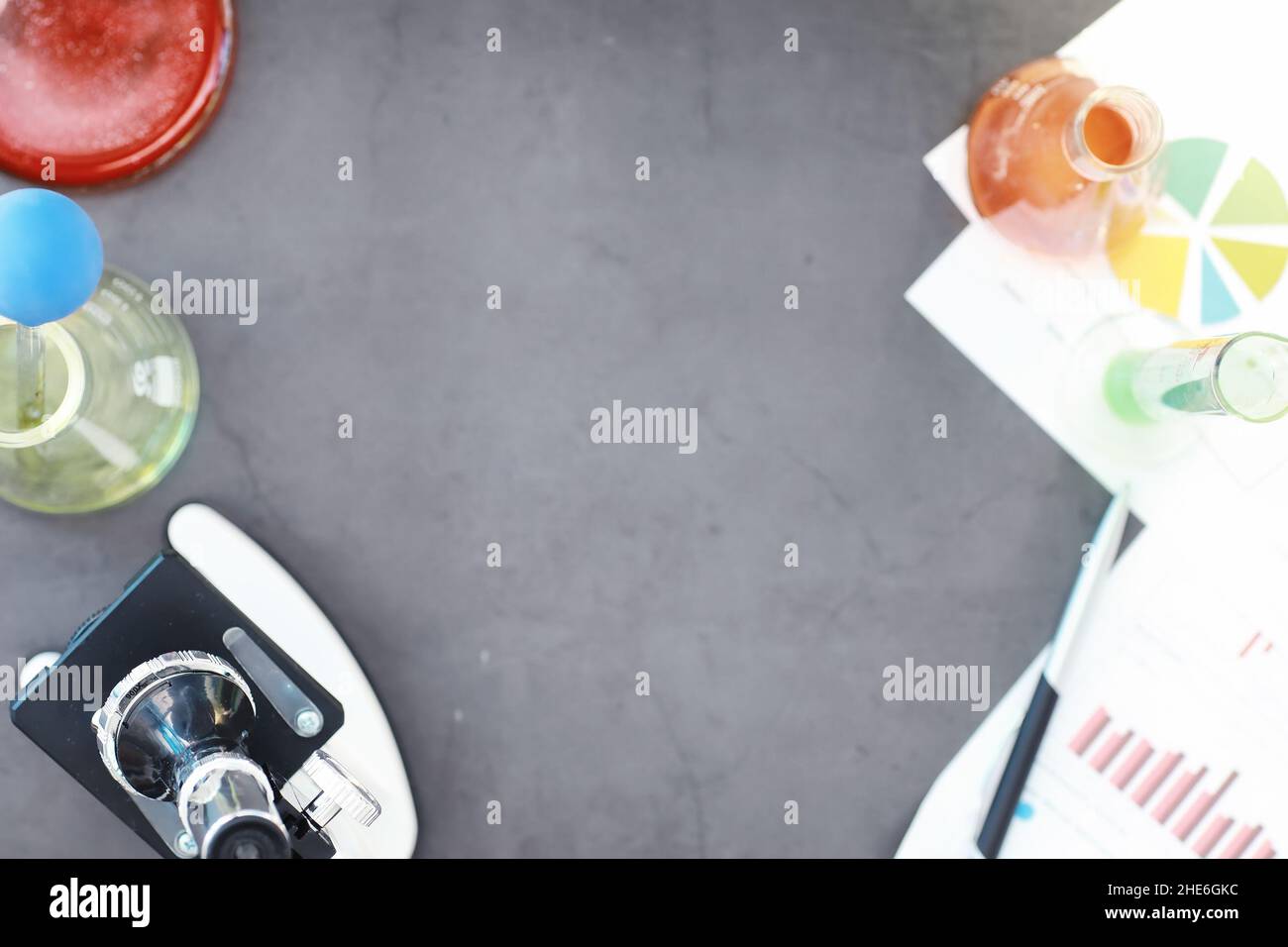 Laboratory research. Drug testing. Chemical experiments in the ...