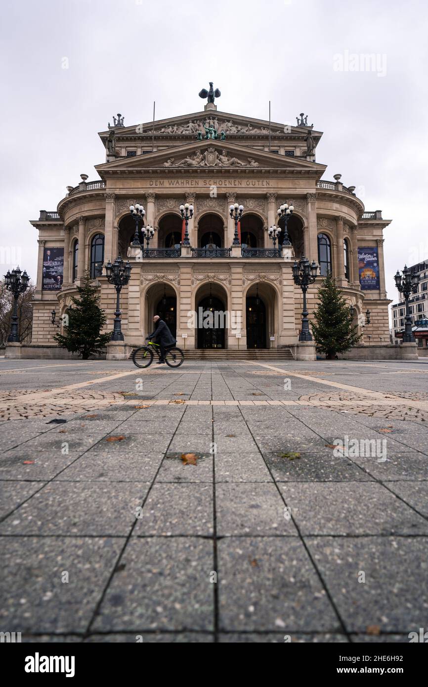 Vertical shot of the Frankfurt Opera House in Germany Stock Photo - Alamy