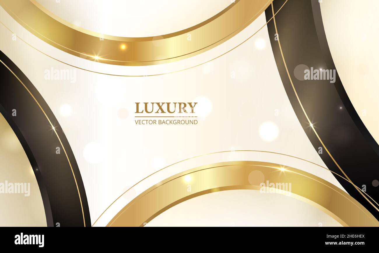 Pastel yellow color luxury background with gold glitter golden and ...