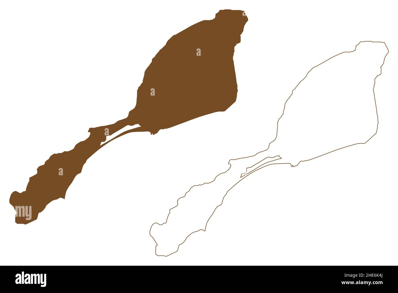 Jan Mayen island (Kingdom of Norway) map vector illustration, scribble ...