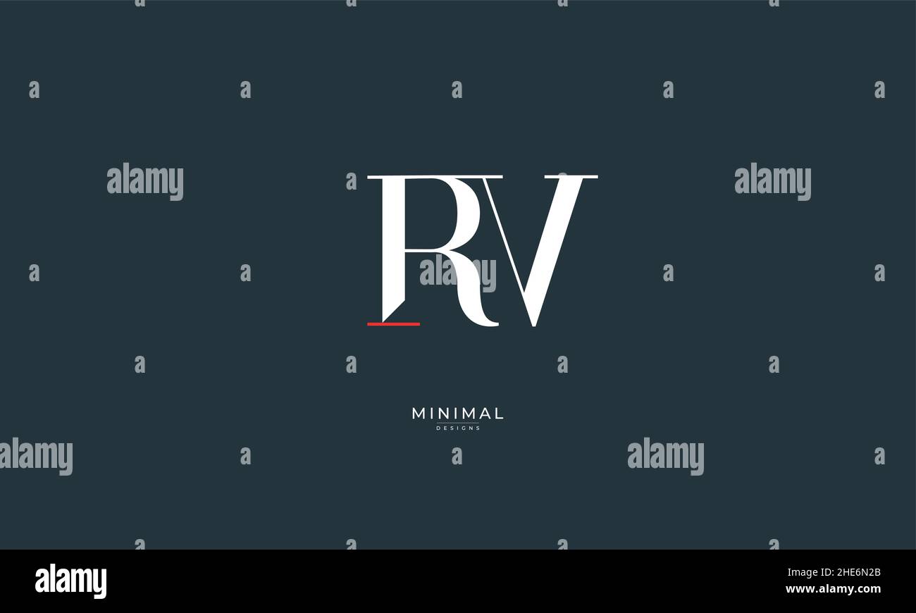 V r letter Stock Vector Images - Alamy