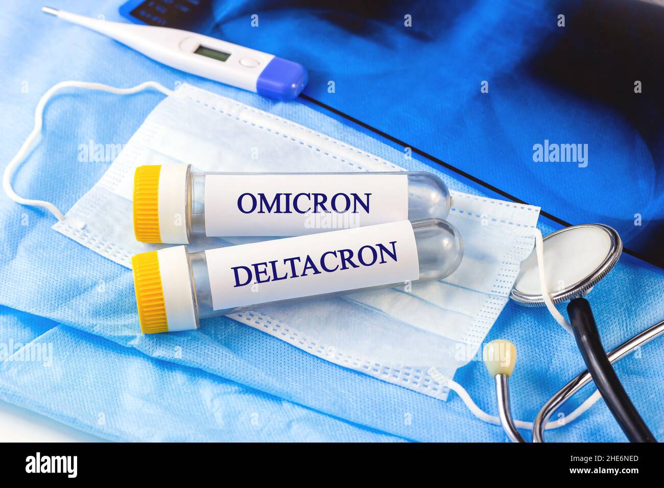 New infectious Deltacron variant of coronavirus desease (Delta and ...