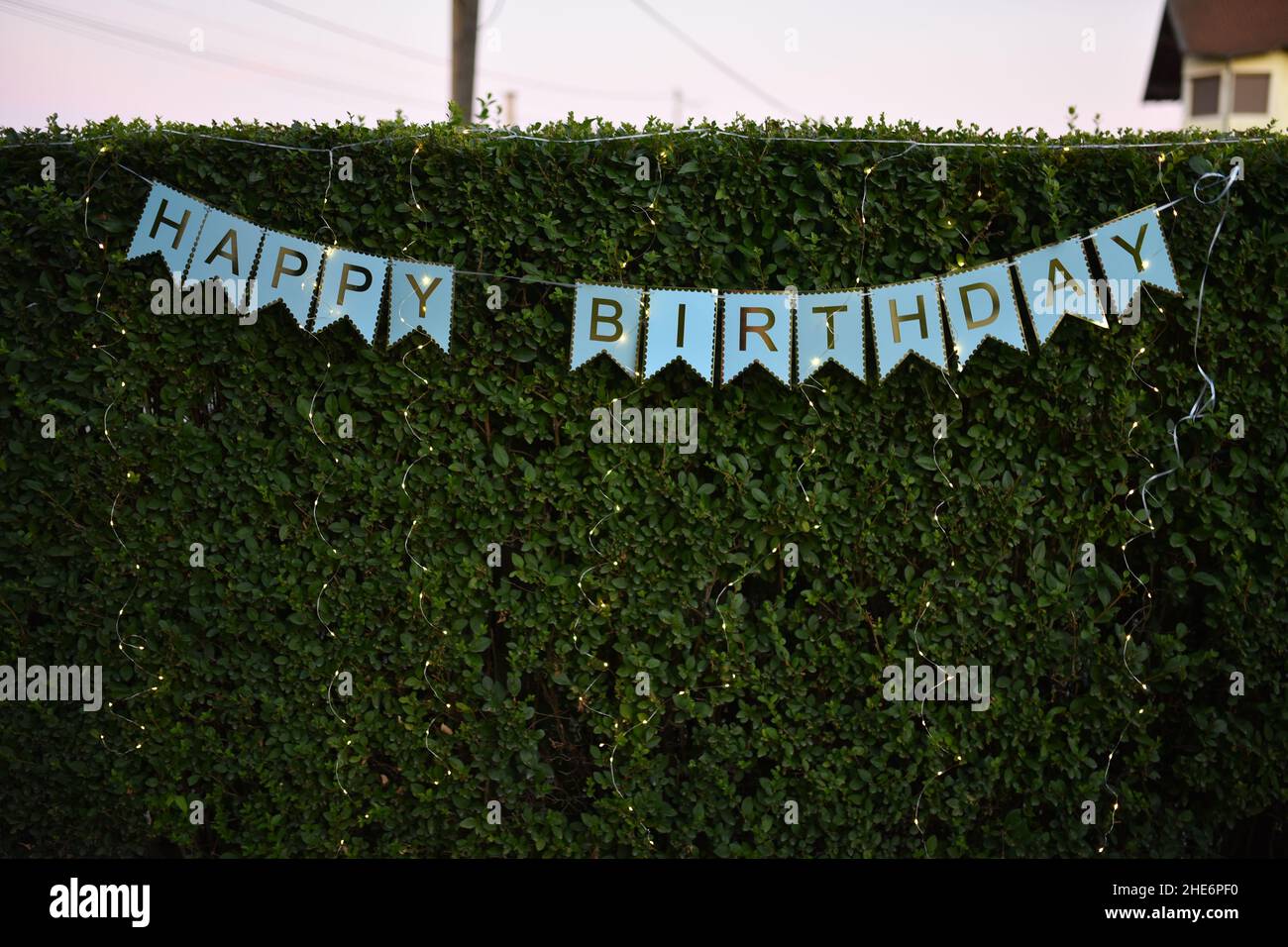Birthday bunting hi-res stock photography and images - Alamy
