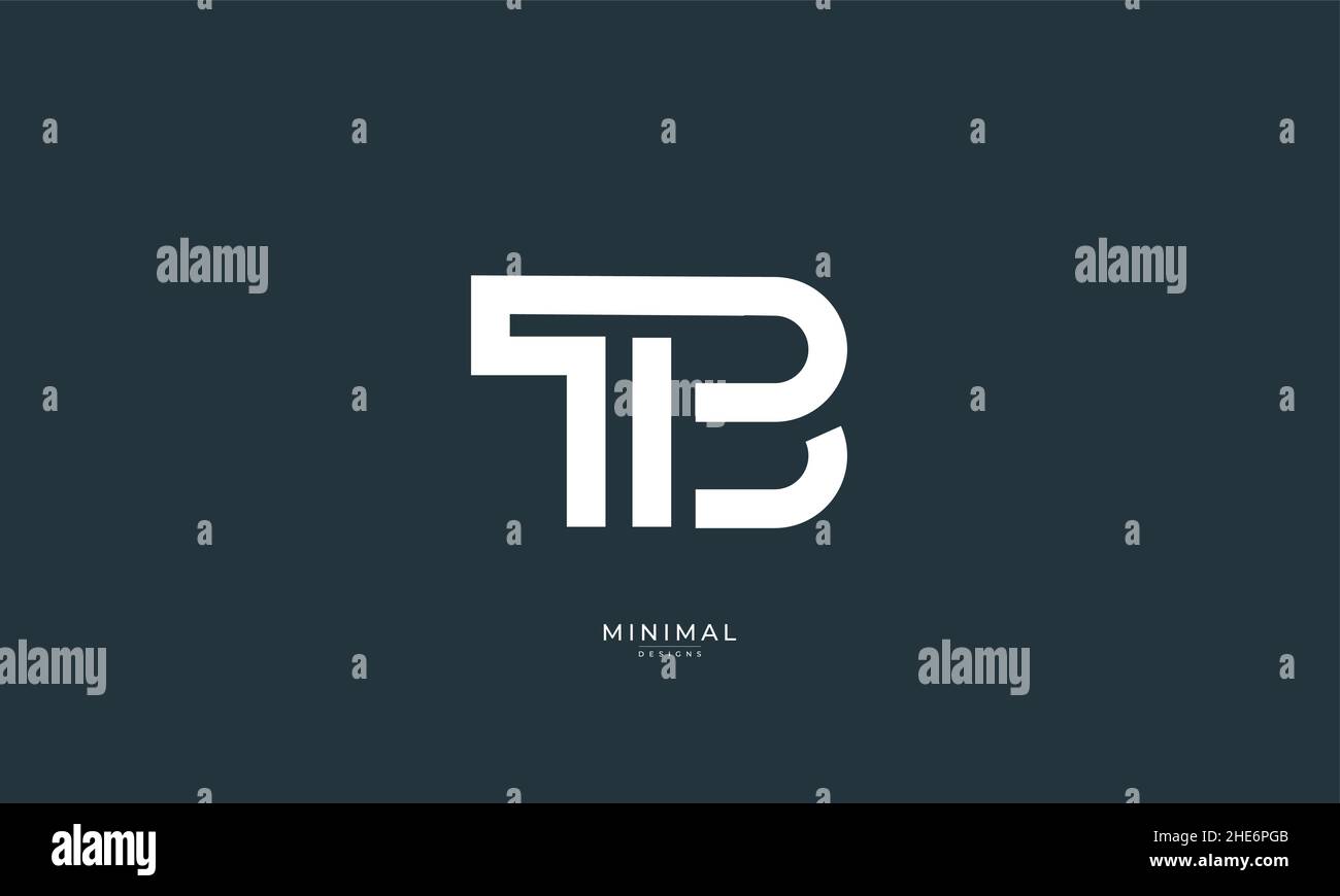 Alphabet letter icon logo TB Stock Vector Image & Art - Alamy