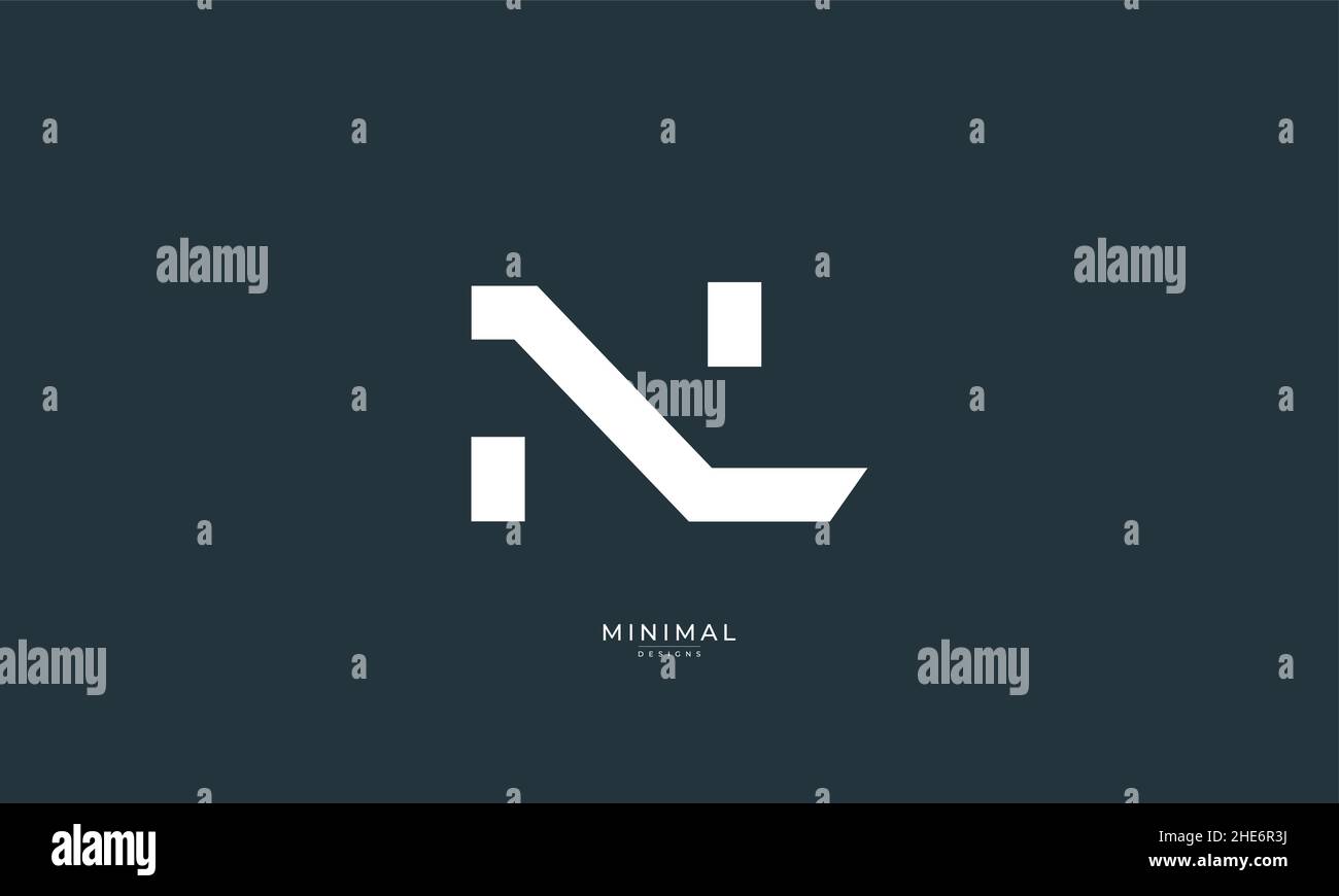Letter nl logo hi-res stock photography and images - Alamy