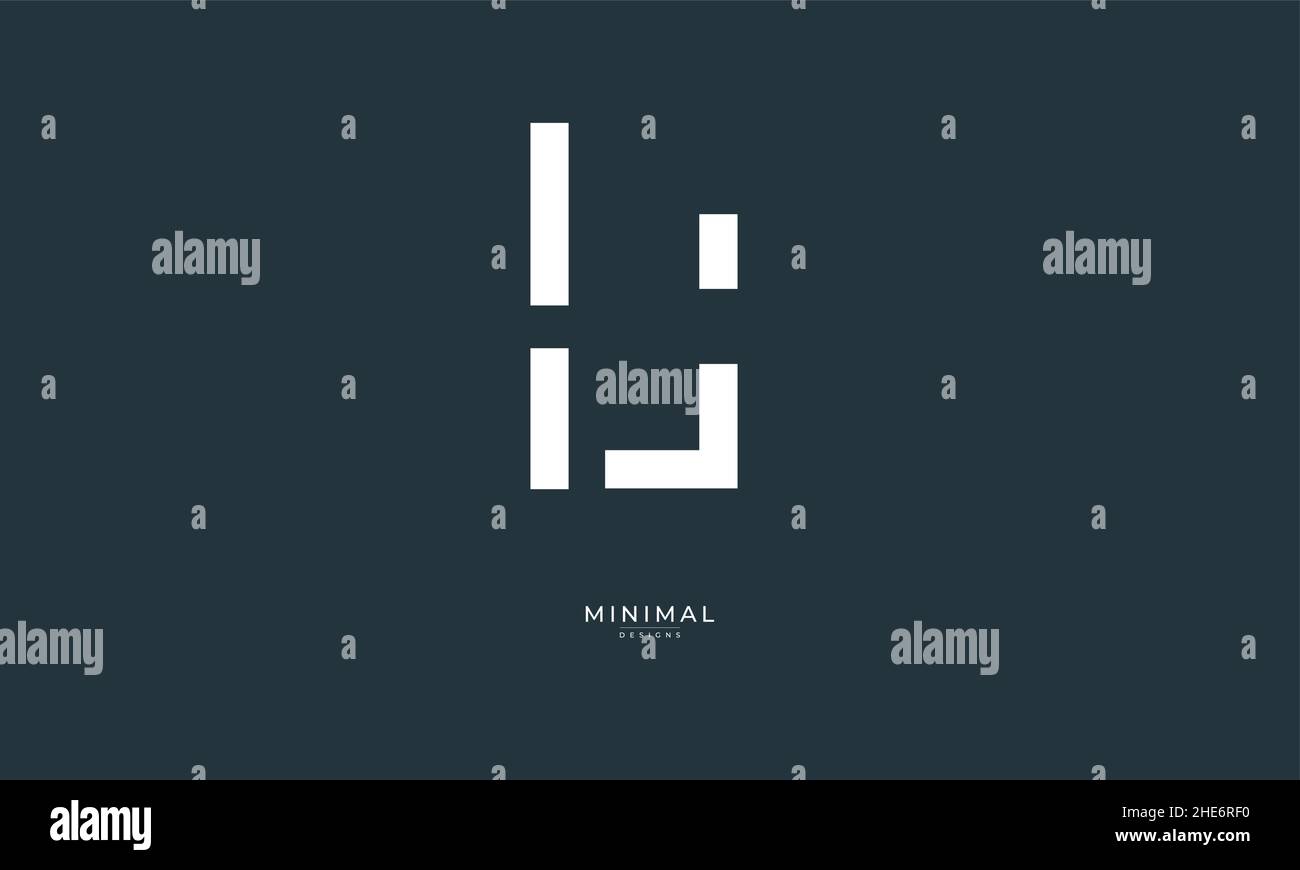 Alphabet letter icon logo LI Stock Vector Image & Art - Alamy