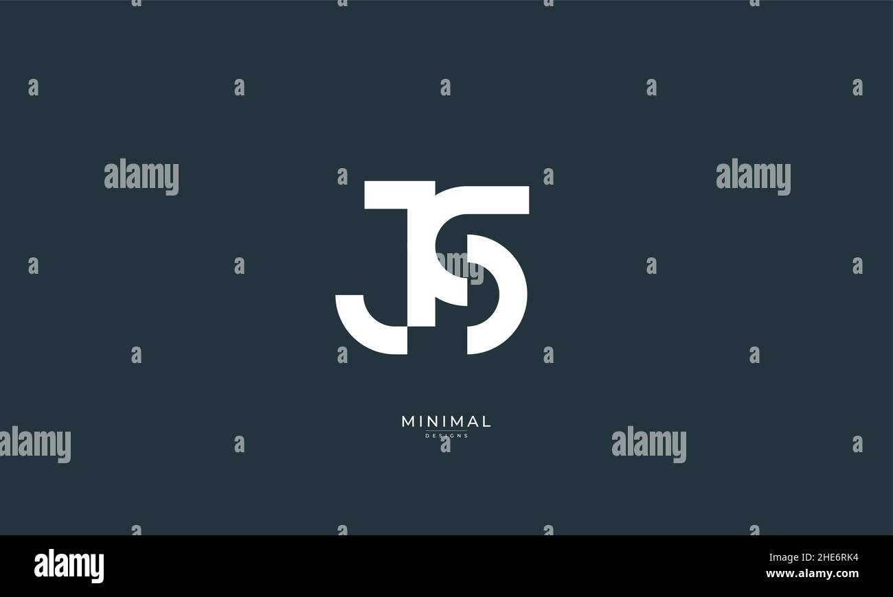Letter js logo hi-res stock photography and images - Alamy