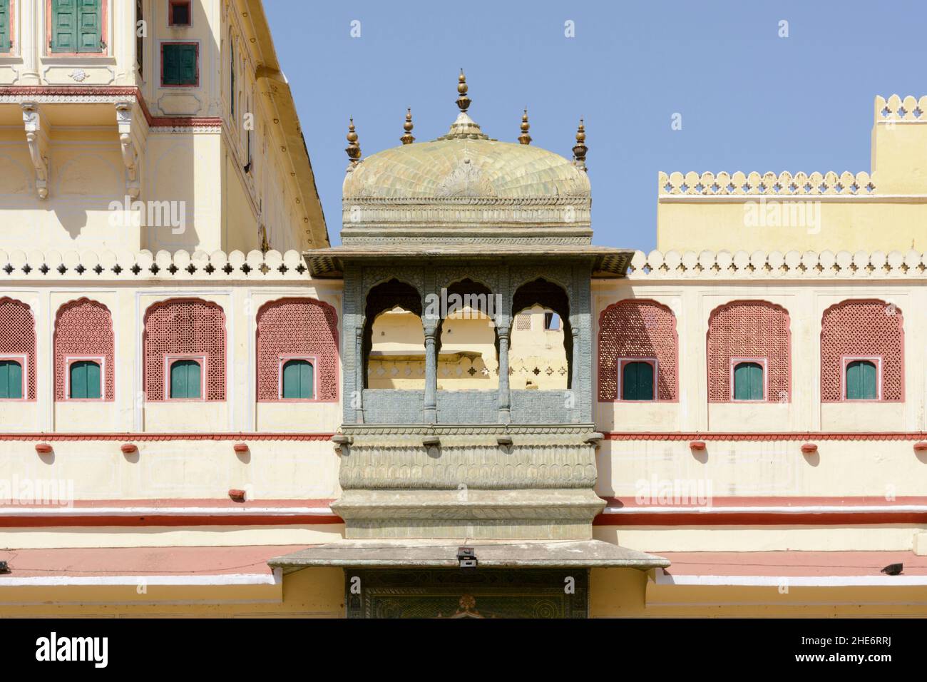Mubarak Mahal City Palace and museum, Jaipur, Rajasthan, India, South ...