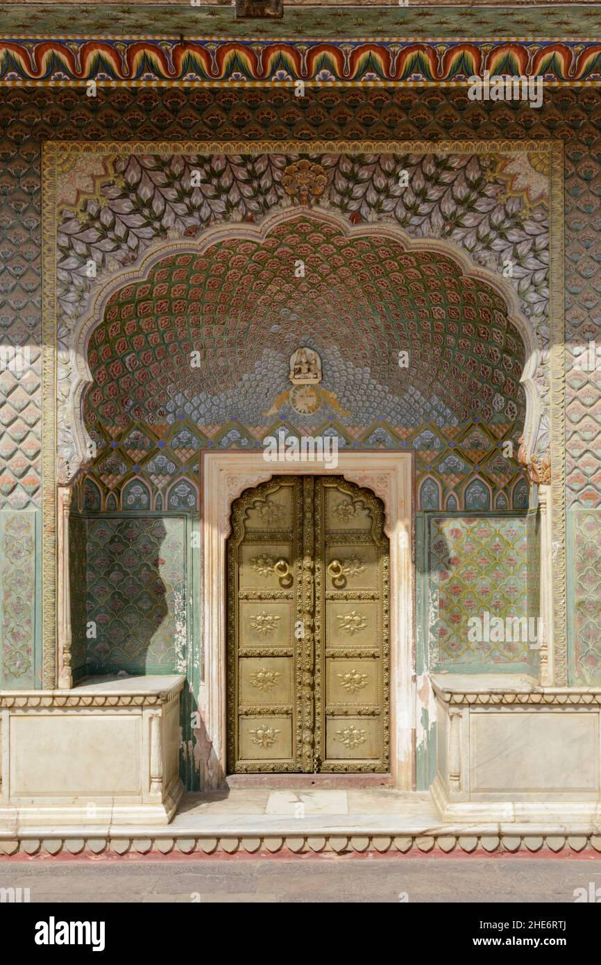 Mubarak Mahal City Palace and museum, Jaipur, Rajasthan, India, South ...