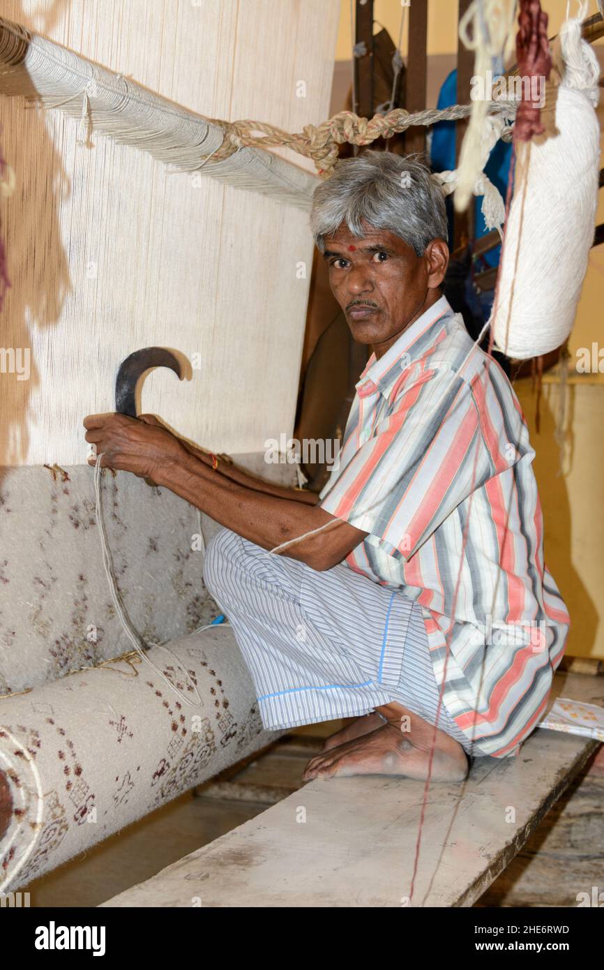 The making of carpets hi-res stock photography and images - Alamy