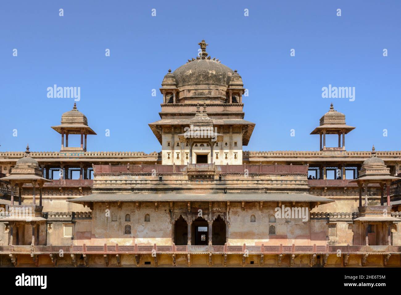 Jehangir Mahal Palace, Orchha Fort, Orchha (or Urchha), Tikamgarh ...