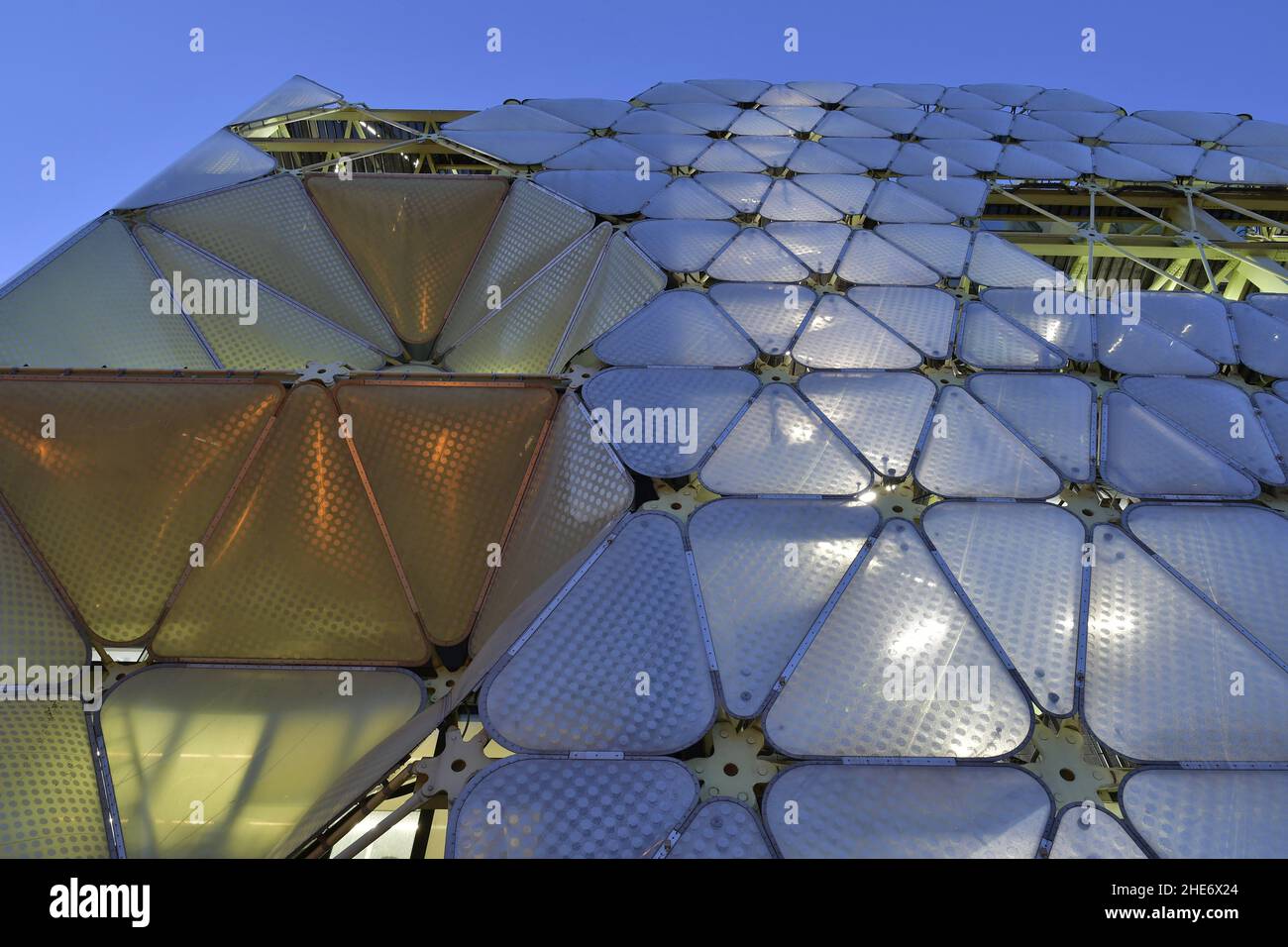 Media-Tic-Building, office building exterior with polymer cladding ...