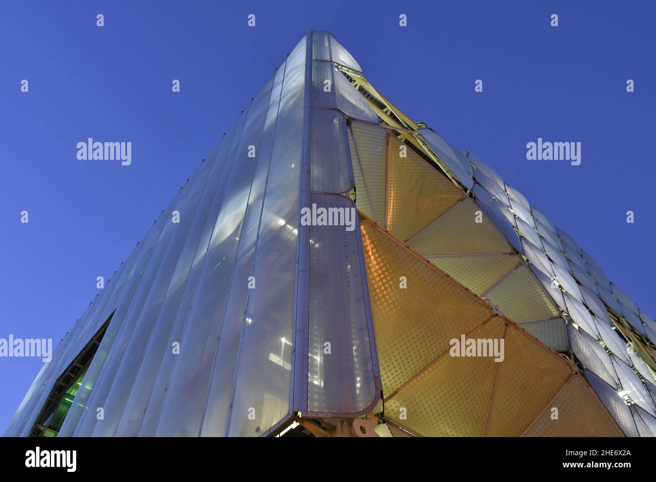 Media-Tic-Building, office building exterior with polymer cladding ...