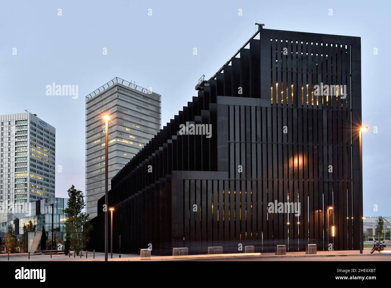 Olympus Iberia - company headquarters, modern office buildings in L ...