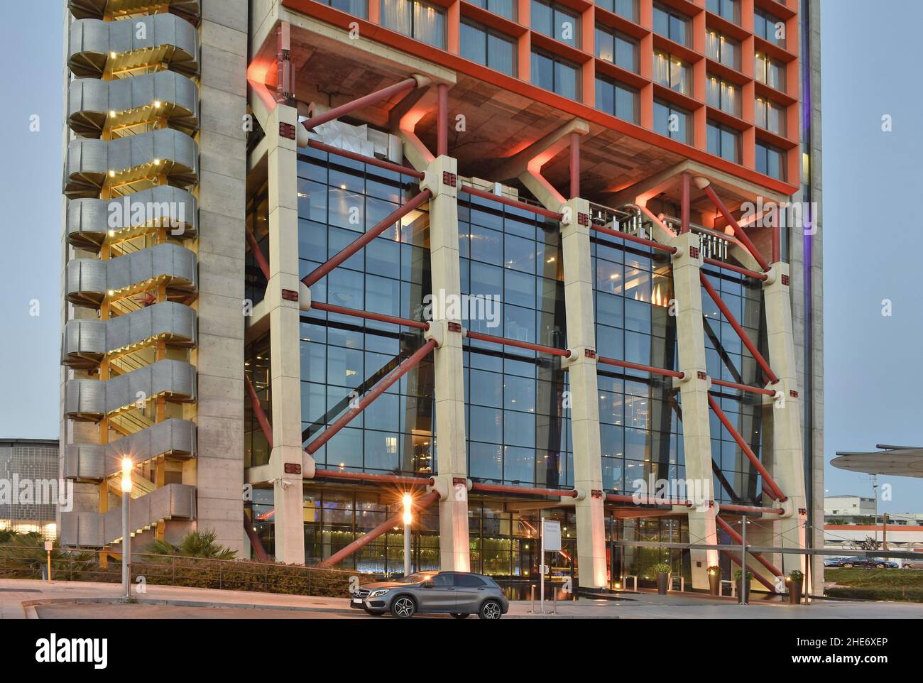 Hyatt Regency Barcelona Tower - modern skyscraper hotel located in ...