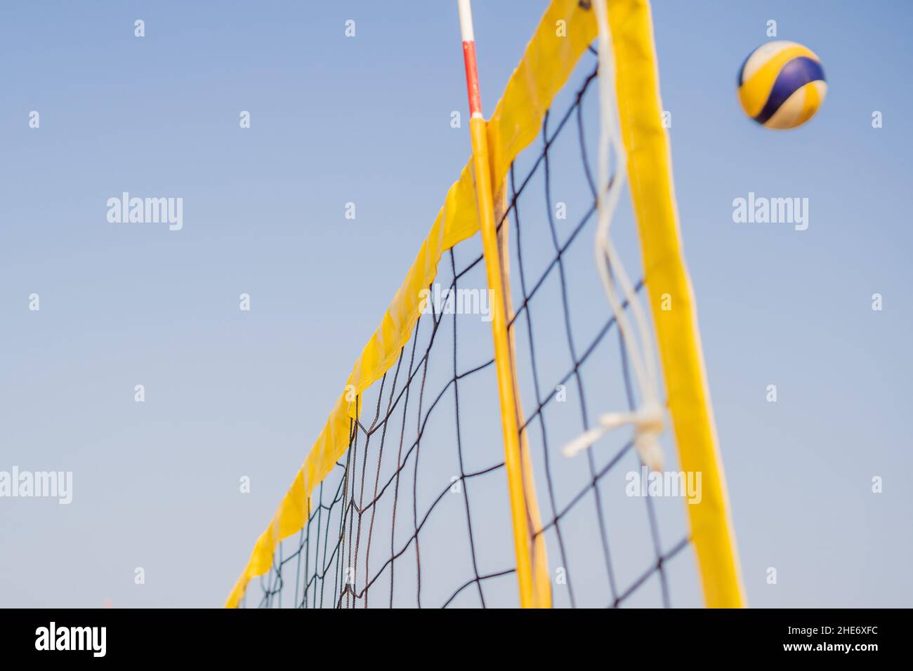 Landscape nature people play volleyball hi-res stock photography and ...