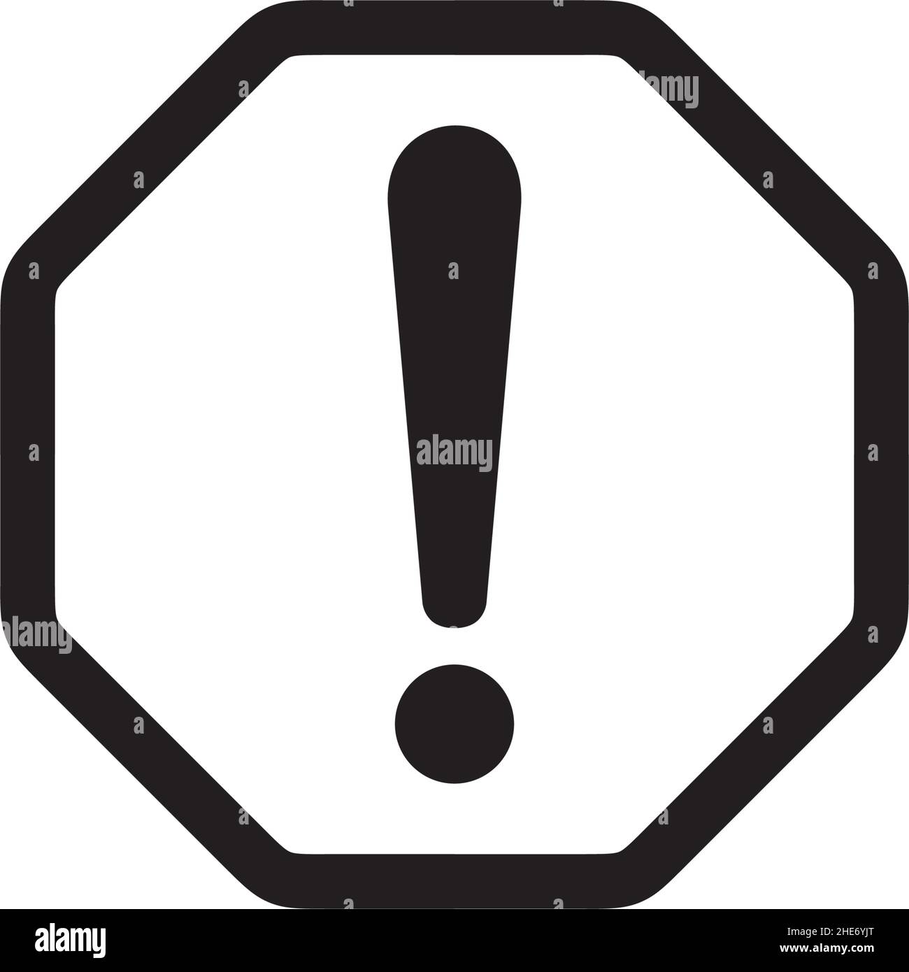 Exclamation futuristic Stock Vector Images - Alamy