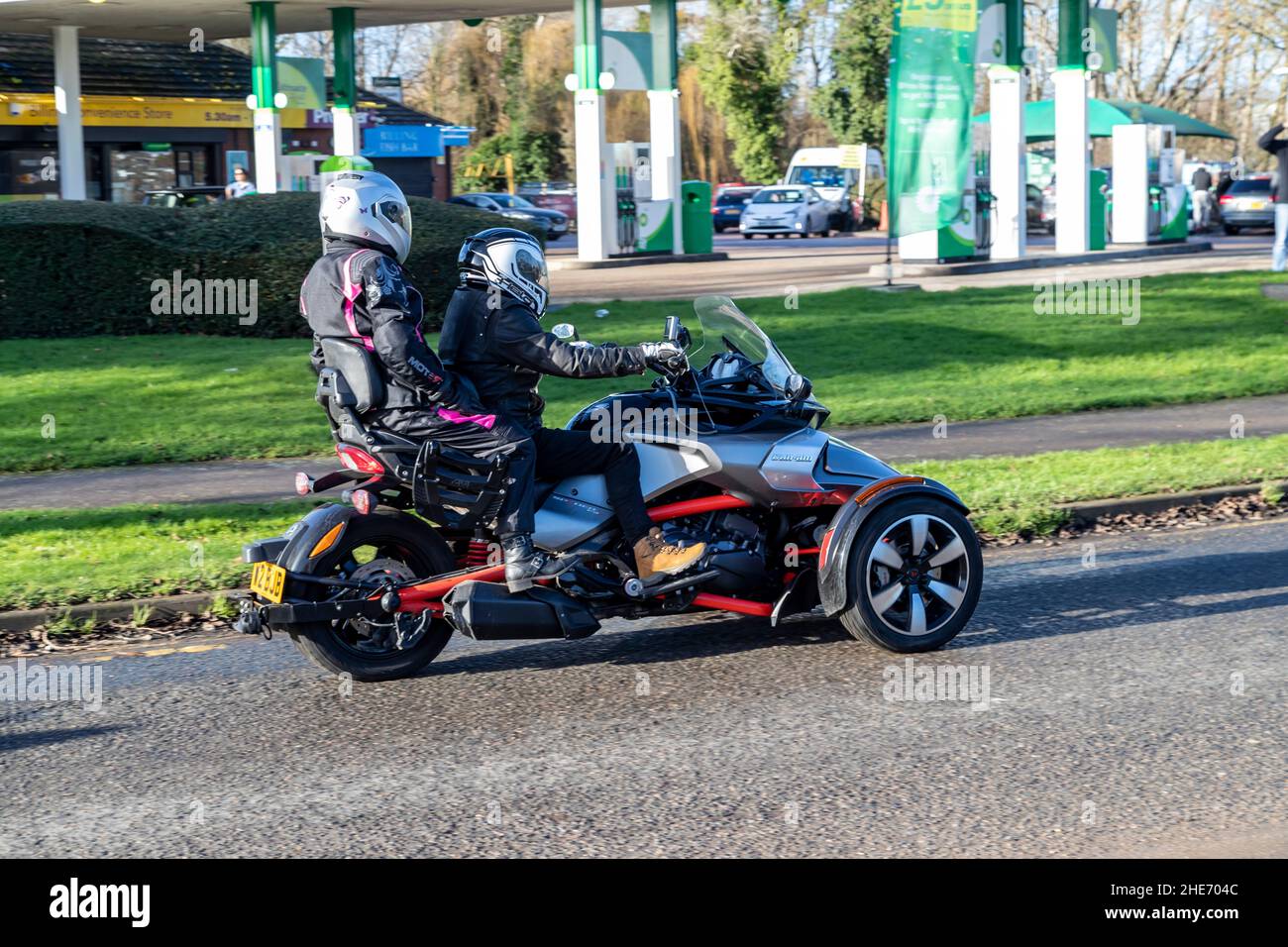 Northampton, UK. 9th January 2022. Chilly Willy Charity Motorcycle Ride ...