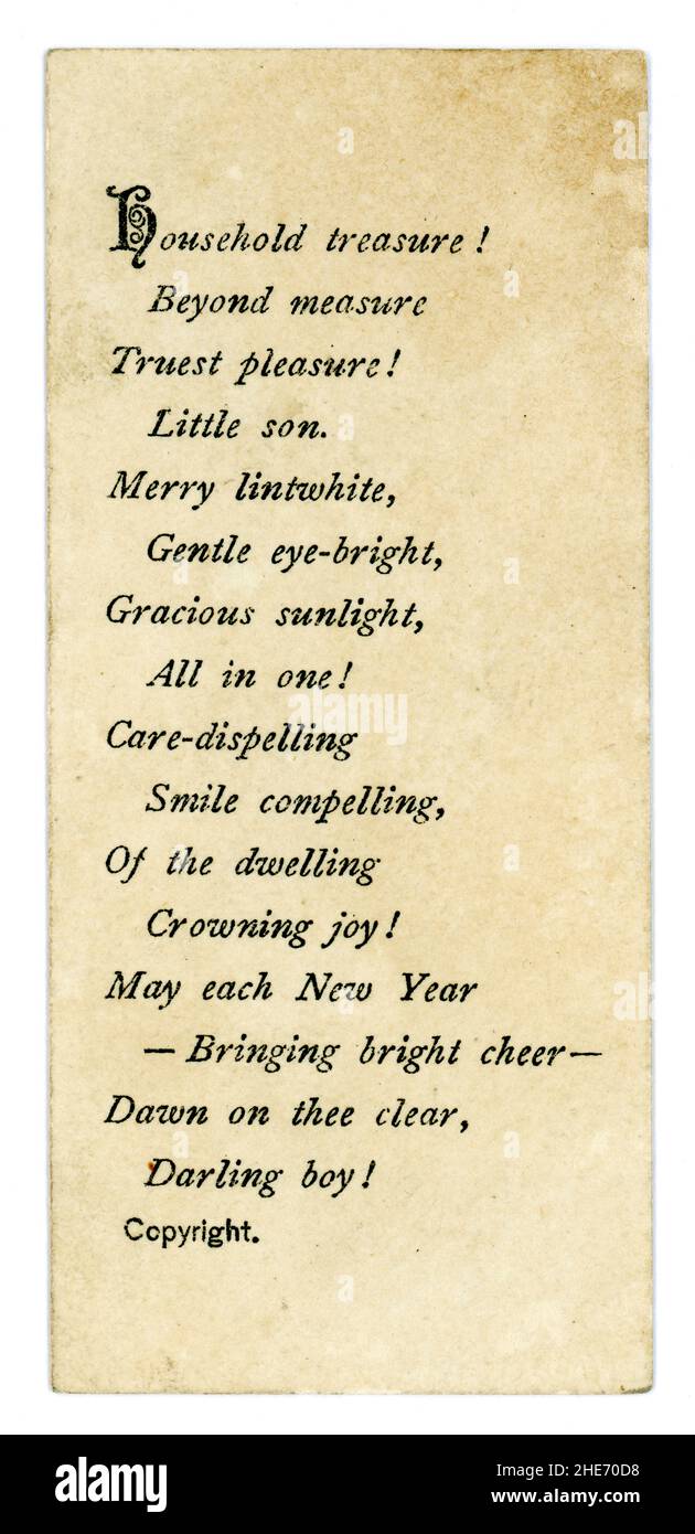 Antique new years Cut Out Stock Images & Pictures - Alamy