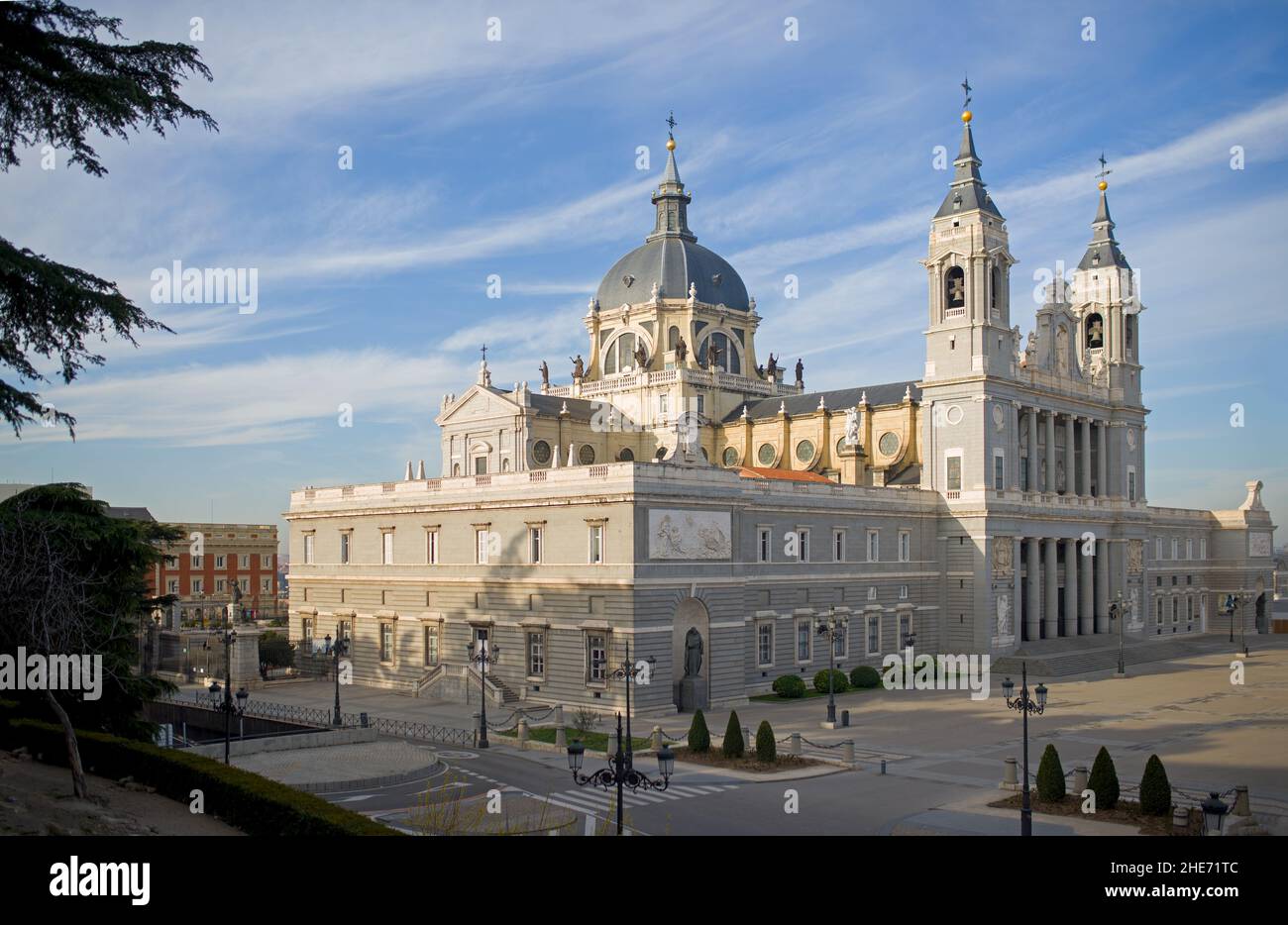 Royal Palace in Madrid, Spain. Architecture and landmark of Madrid ...