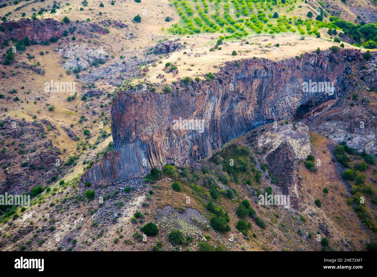 Mountain landscapes of peaks and ridges of Armenia Stock Photo - Alamy