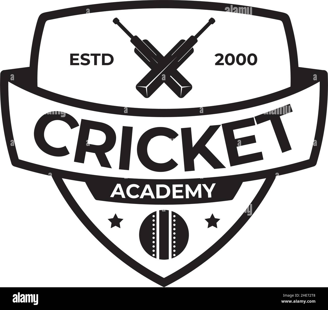 Indian cricket logo hi-res stock photography and images - Alamy