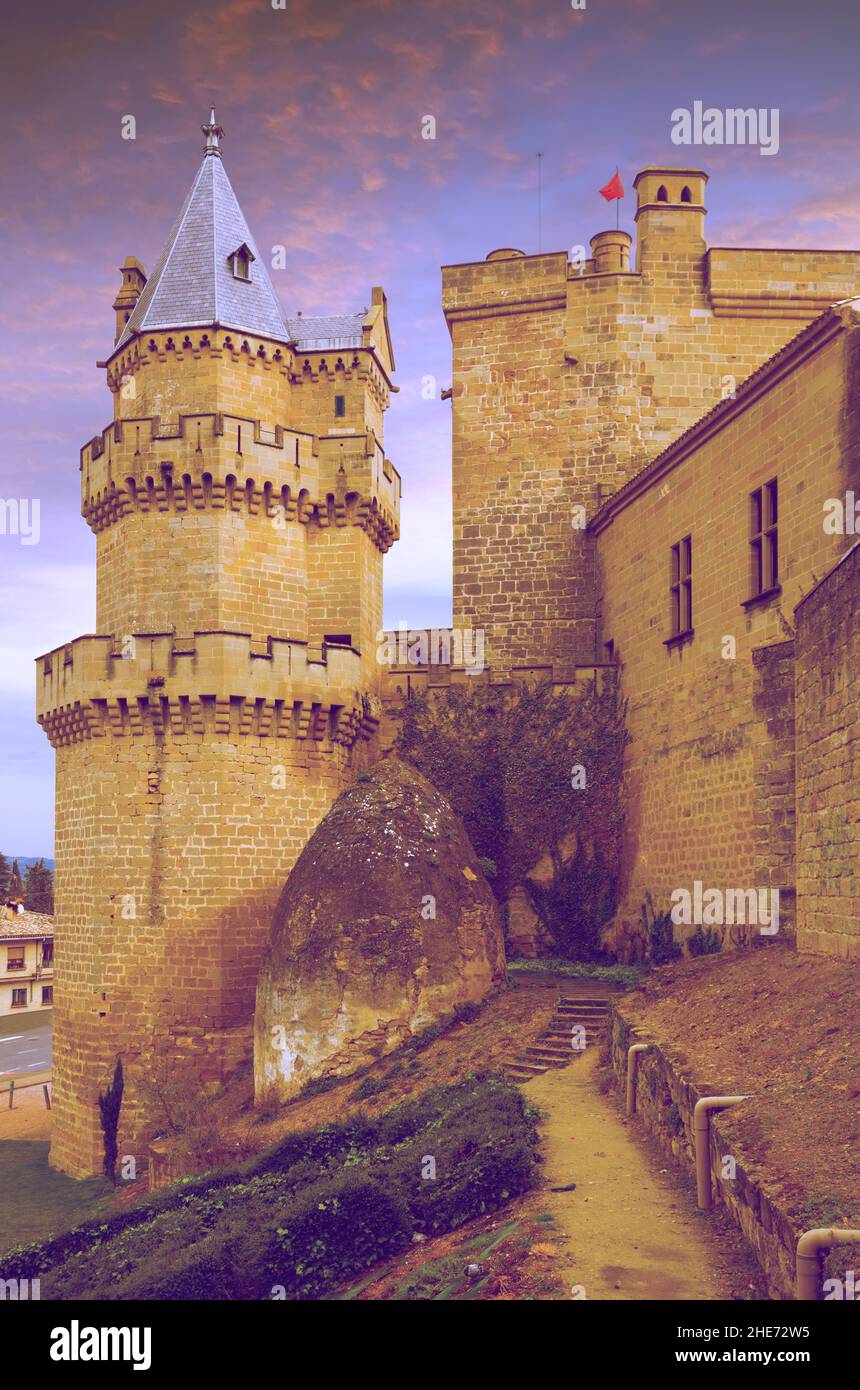 Olite wall hi-res stock photography and images - Alamy