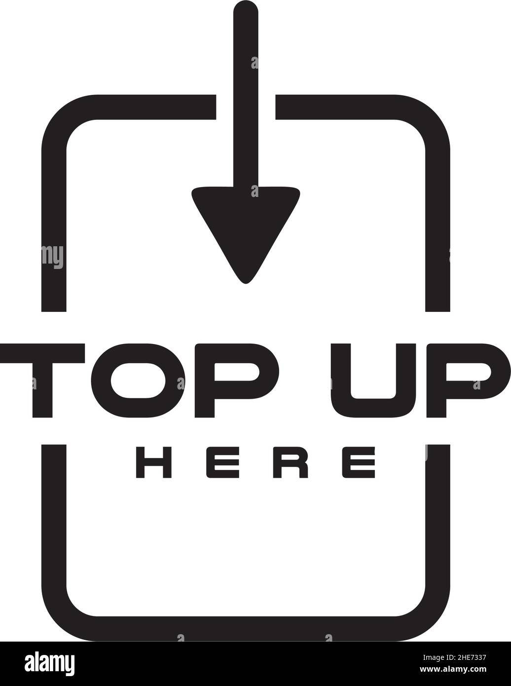 Top Up digital money balance app vector logo design Stock Vector Image ...