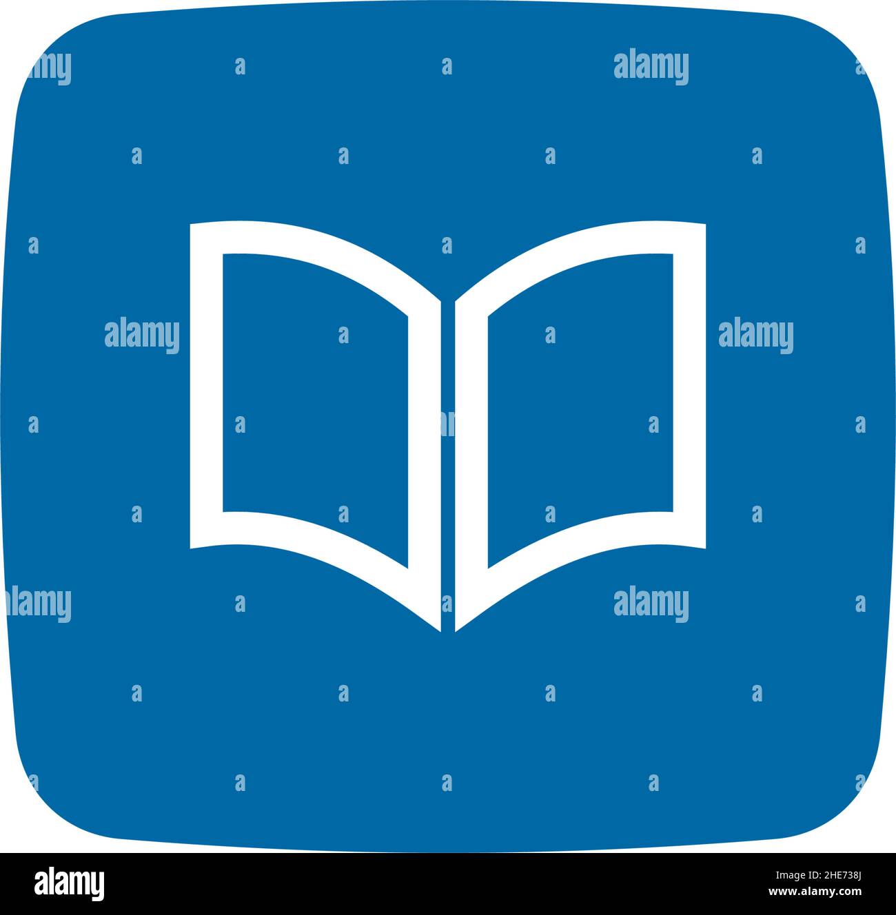 Online publisher or library app vector logo design Stock Vector Image ...