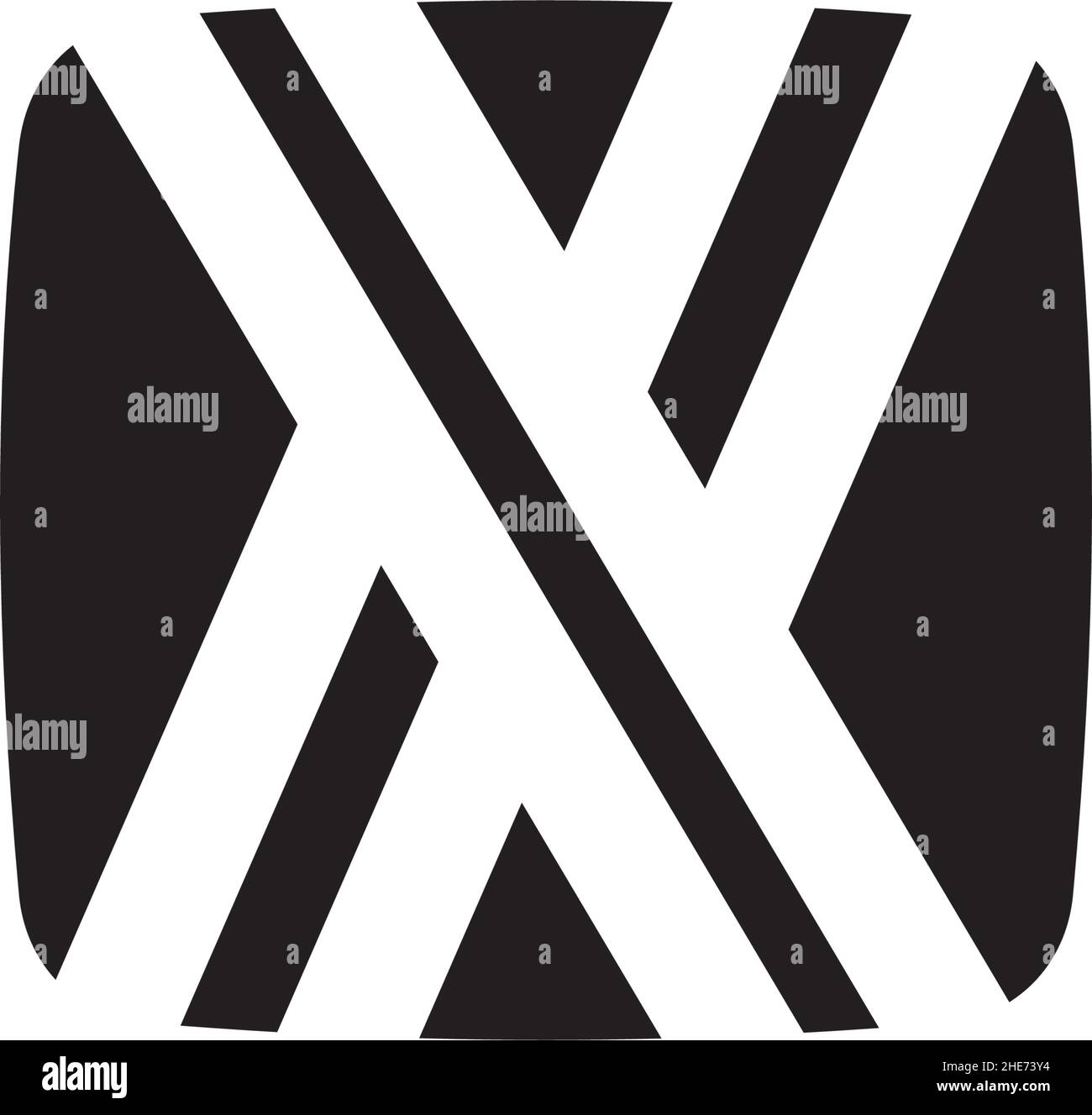 X app symbol Stock Vector Images - Alamy