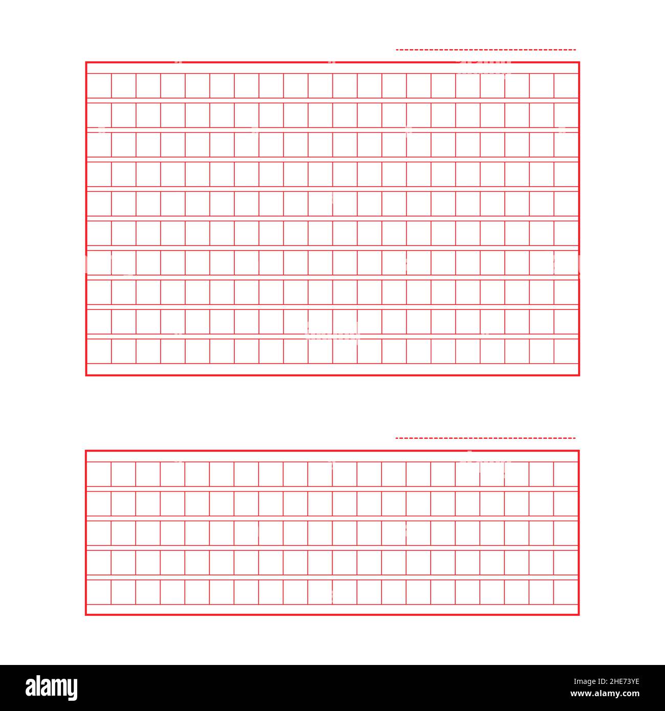 Set of Squared manuscript icon paper file, creative closeup isolated on ...