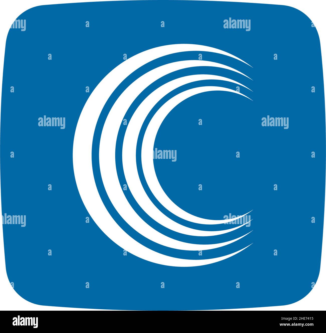 C letter app vector logo design Stock Vector Image & Art - Alamy