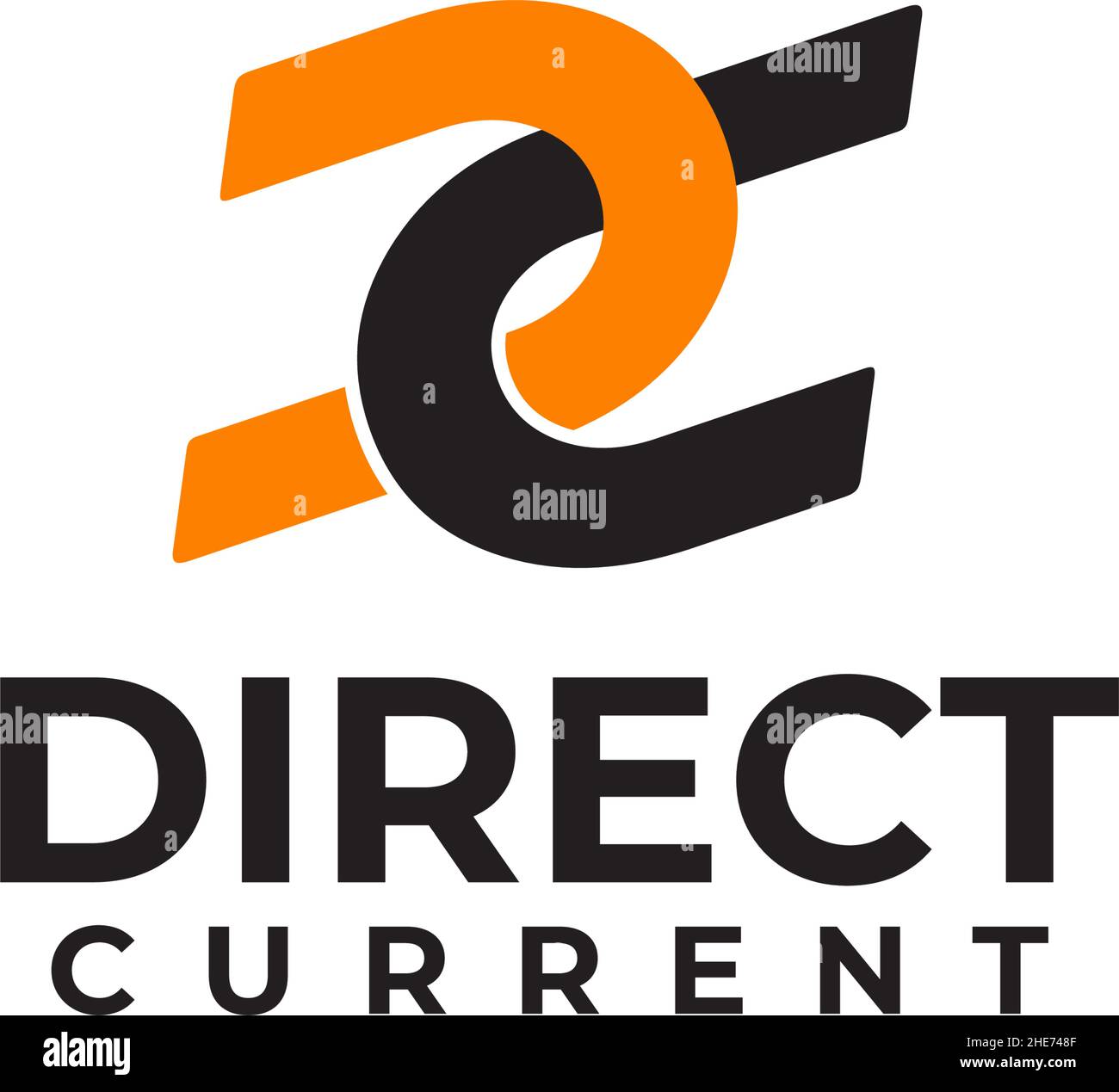 DC letter initial app vector logo design Stock Vector Image & Art - Alamy