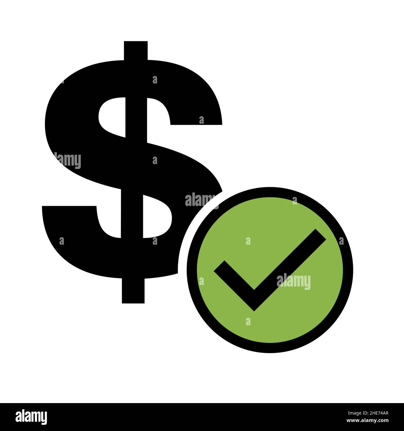 Dollar money symbol, business cash icon, save currency bank sign ...