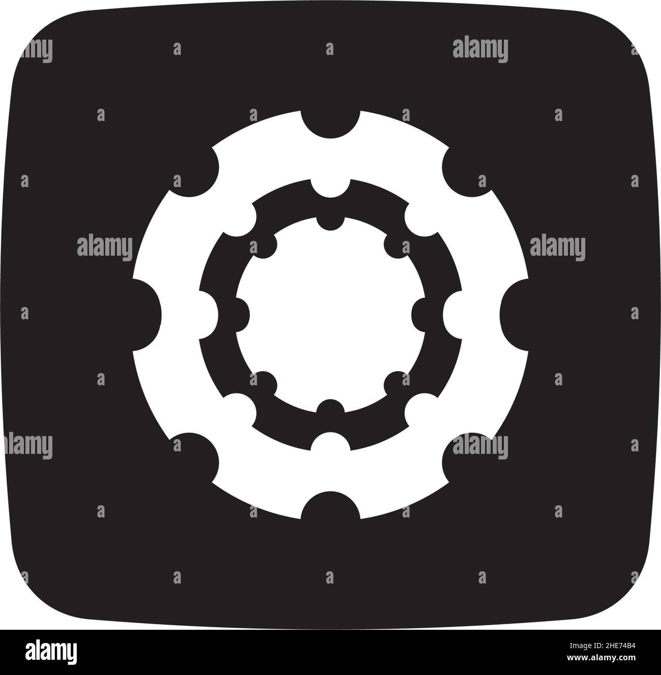 Settings logo Stock Vector Images - Alamy