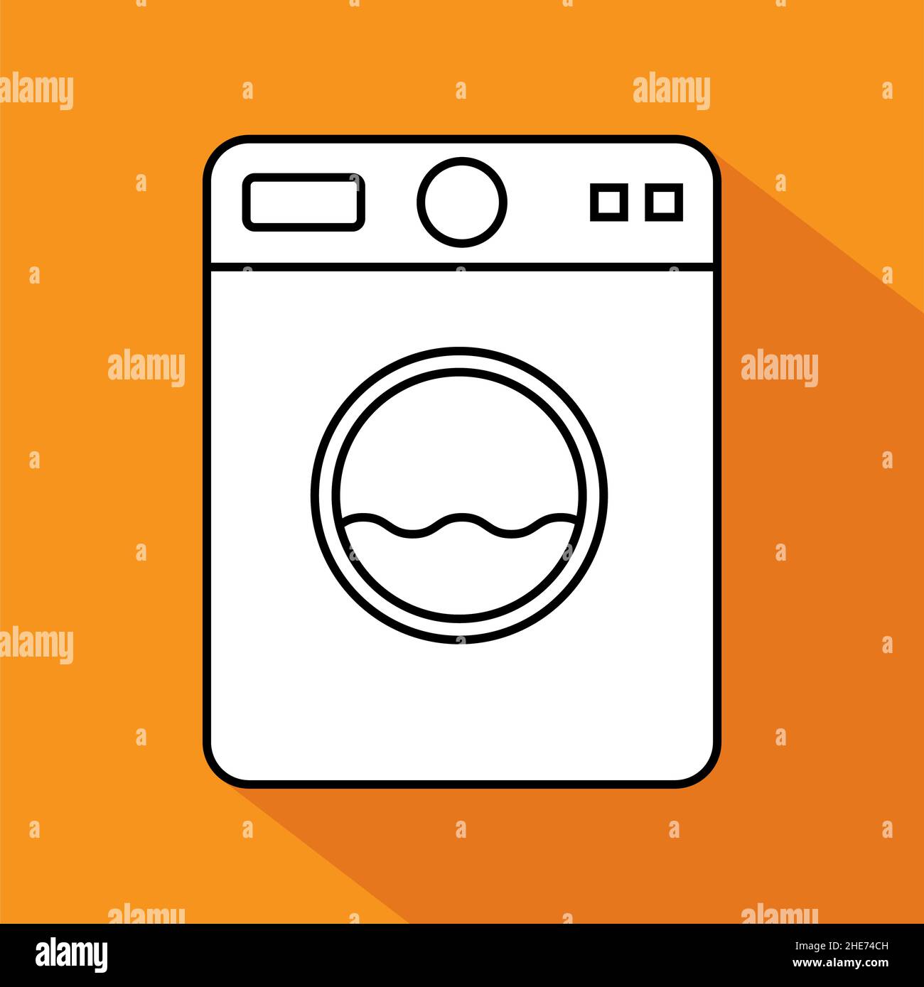 Washing machine equipment, Electric washer laundry icon, wash symbol ...