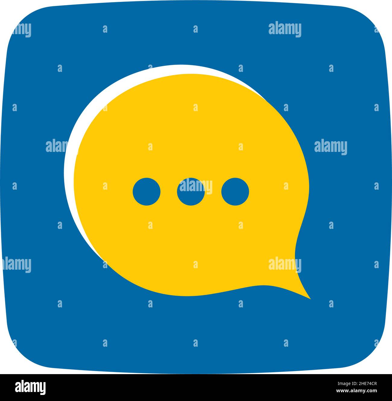 Chat box app technology vector logo design Stock Vector Image & Art - Alamy