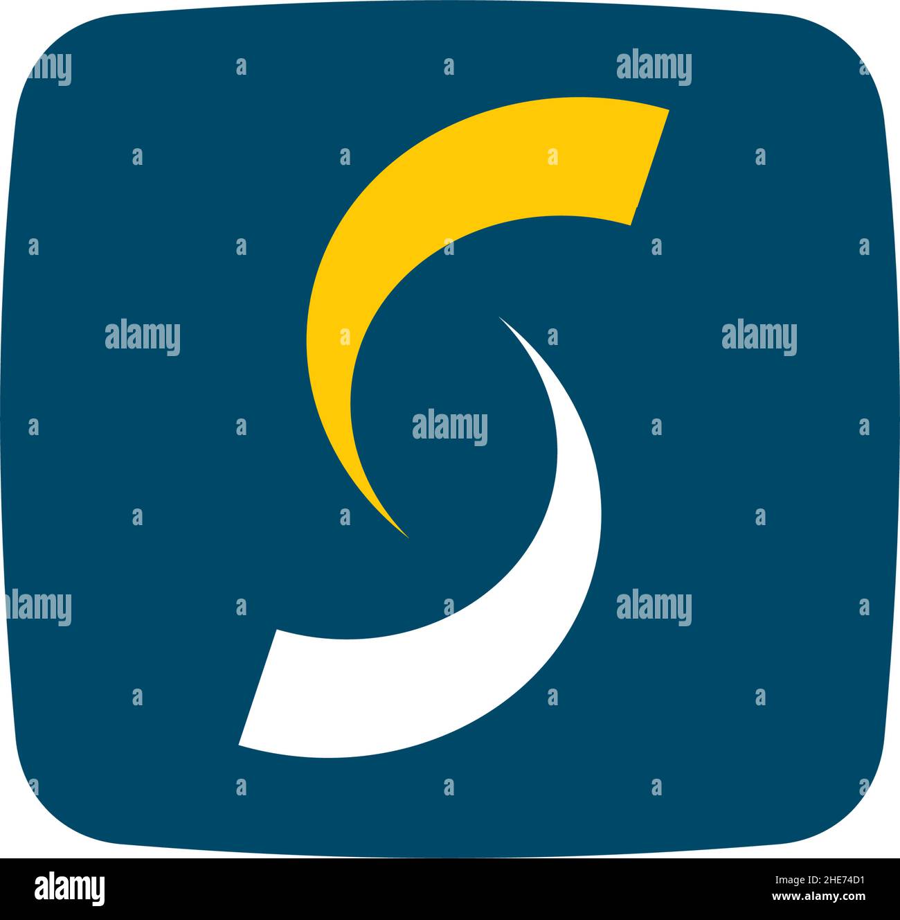 S letter application technology vector logo design Stock Vector Image ...