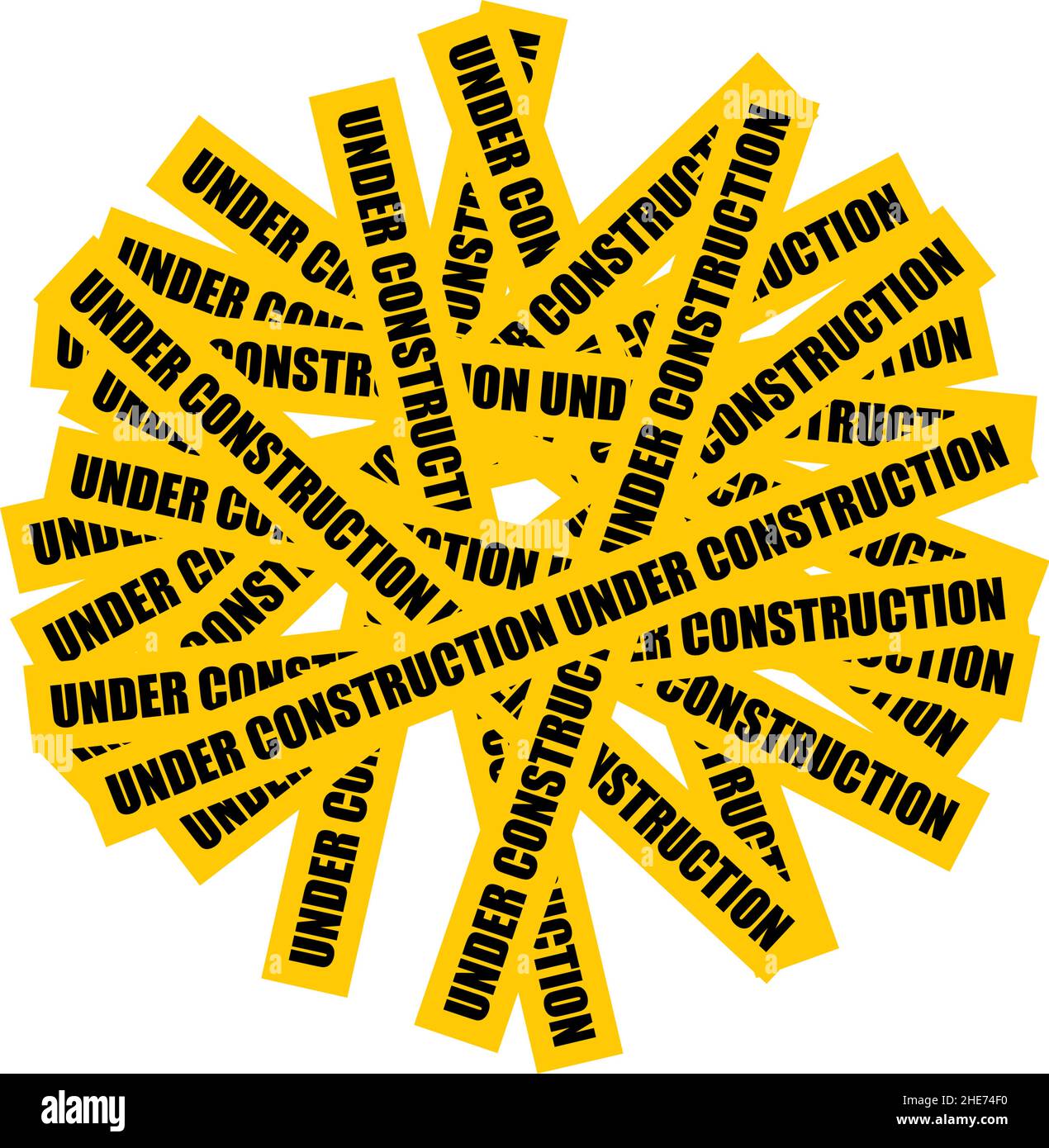 Under construction vector label illustration design Stock Vector Image ...