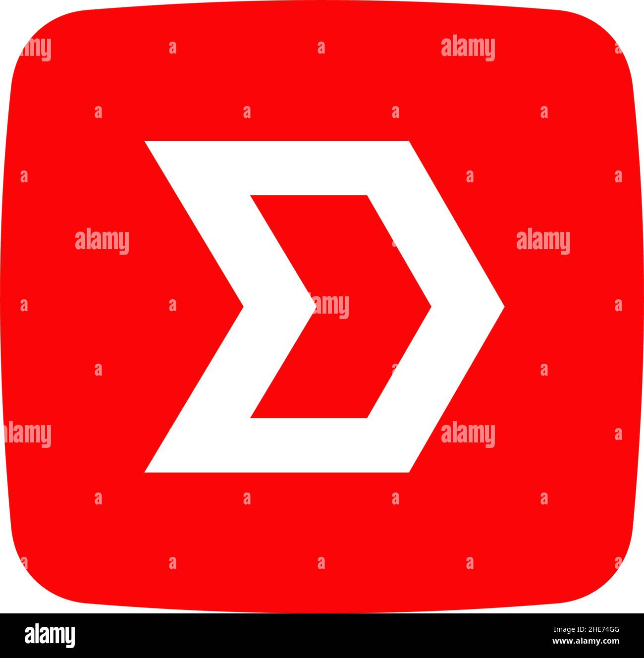 D letter initial app vector logo design Stock Vector Image & Art - Alamy