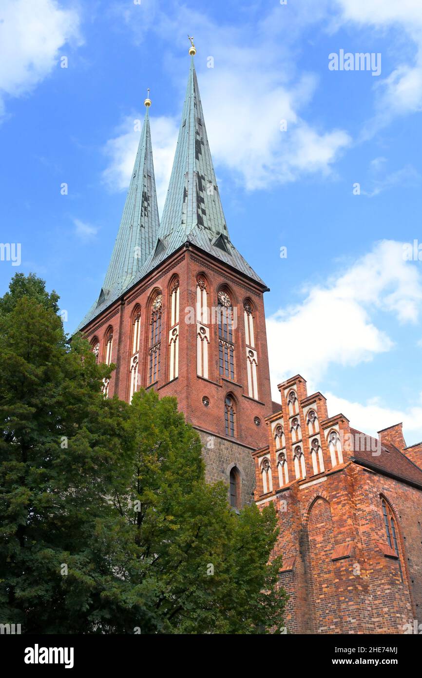 Saint Nicholas Church, Nikolai district, Berlin, Germany Stock Photo ...