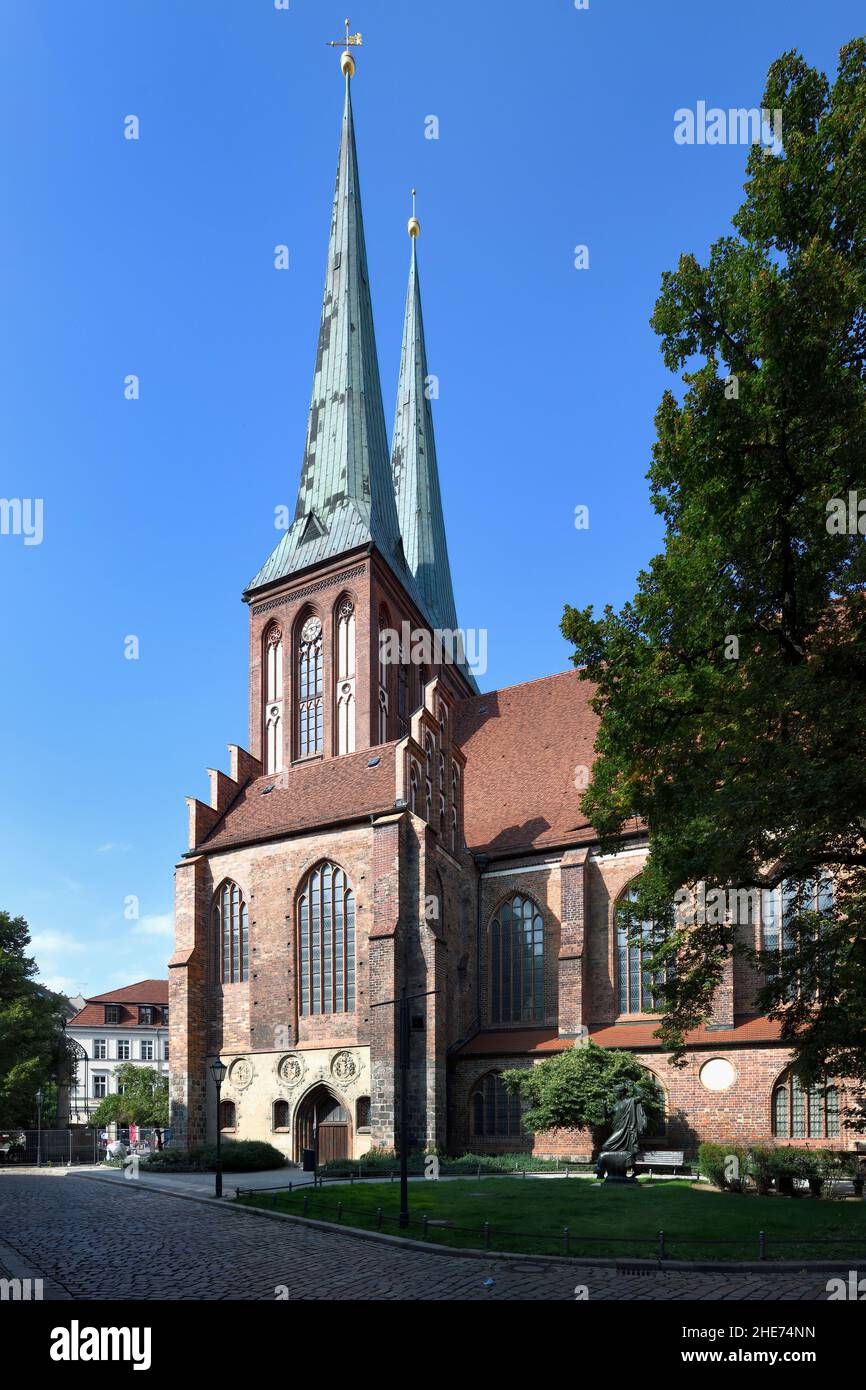 Saint Nicholas Church, Nikolai district, Berlin, Germany Stock Photo ...