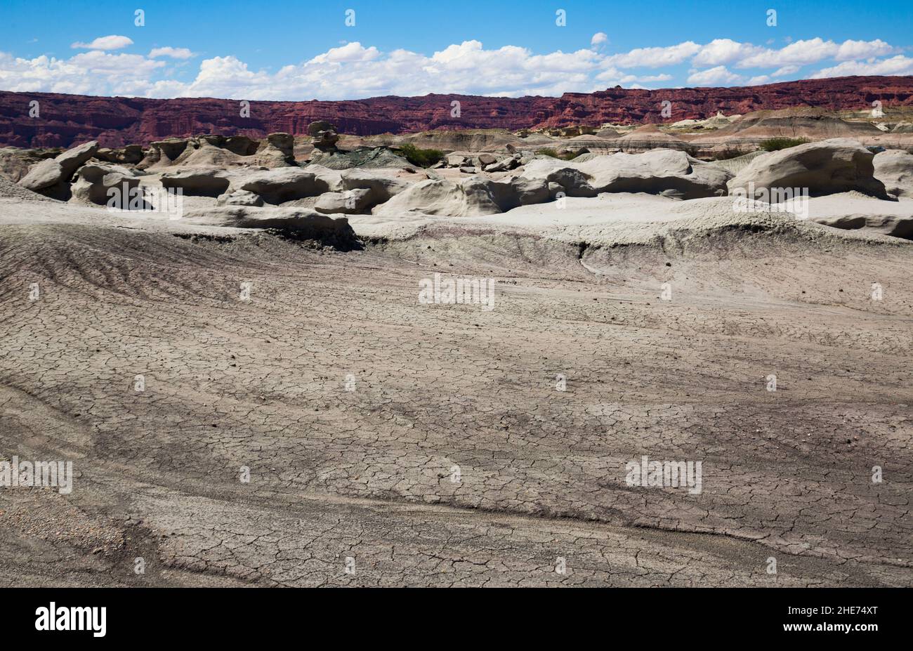 Geological formations in Ischigualasto Stock Photo - Alamy