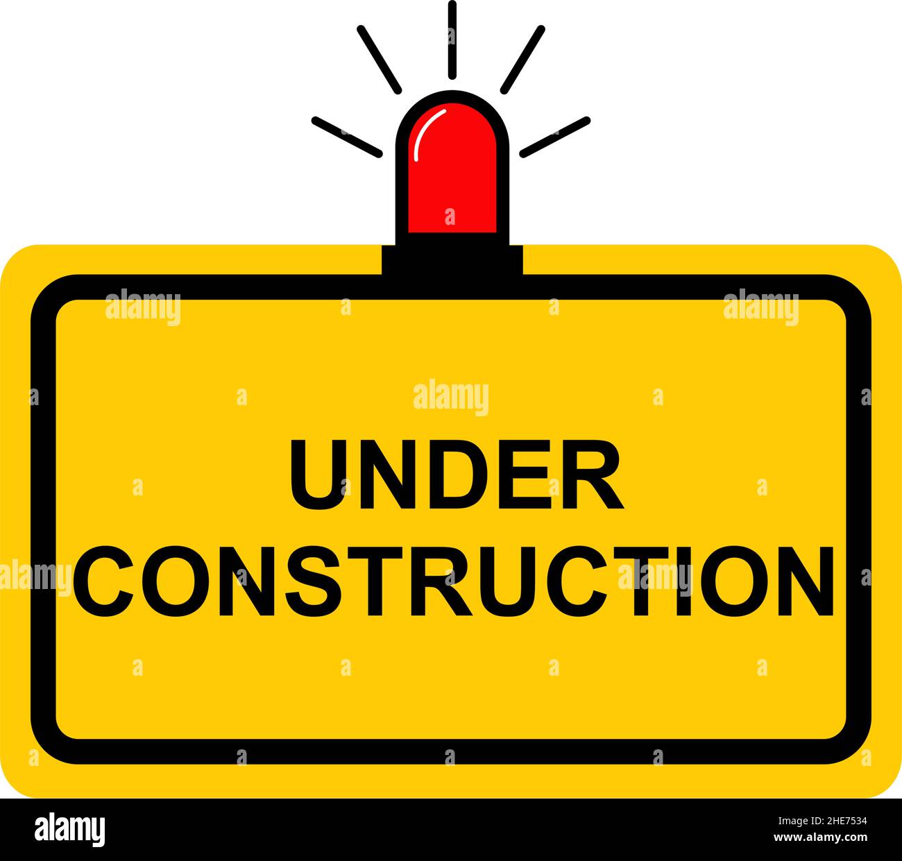 Under construction vector label illustration design Stock Vector Image ...