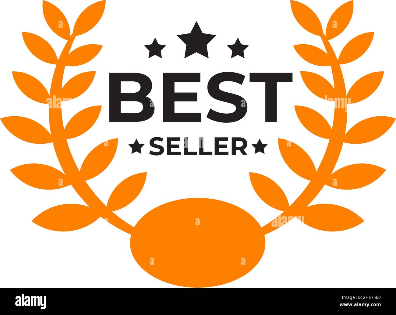 Best seller product emblem vector logo design Stock Vector Image & Art ...