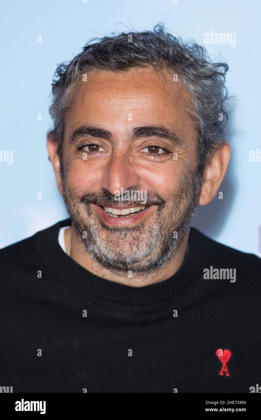 Eric Toledano attends 'Vaillante' Paris film premiere at Le Grand Rex ...
