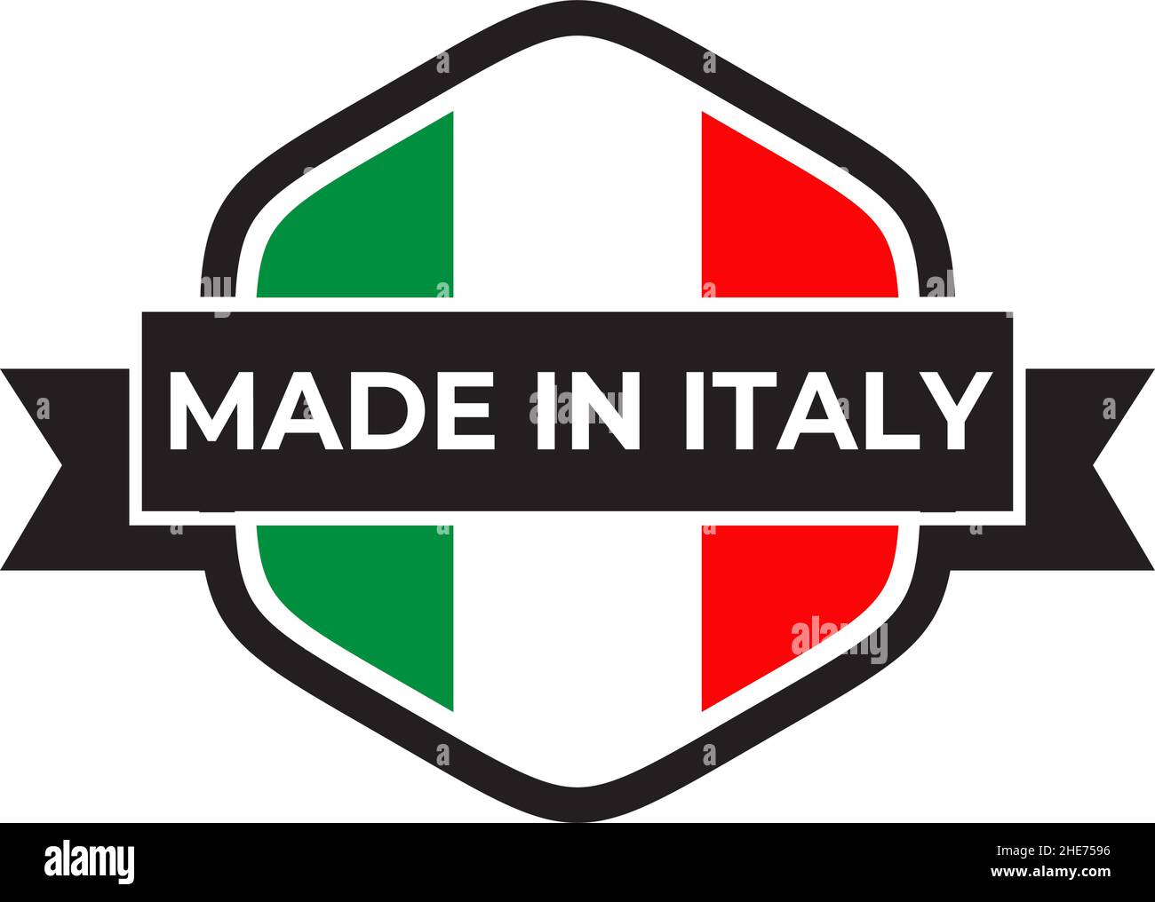 Made in Italy emblem label product vector logo symbol design Stock ...