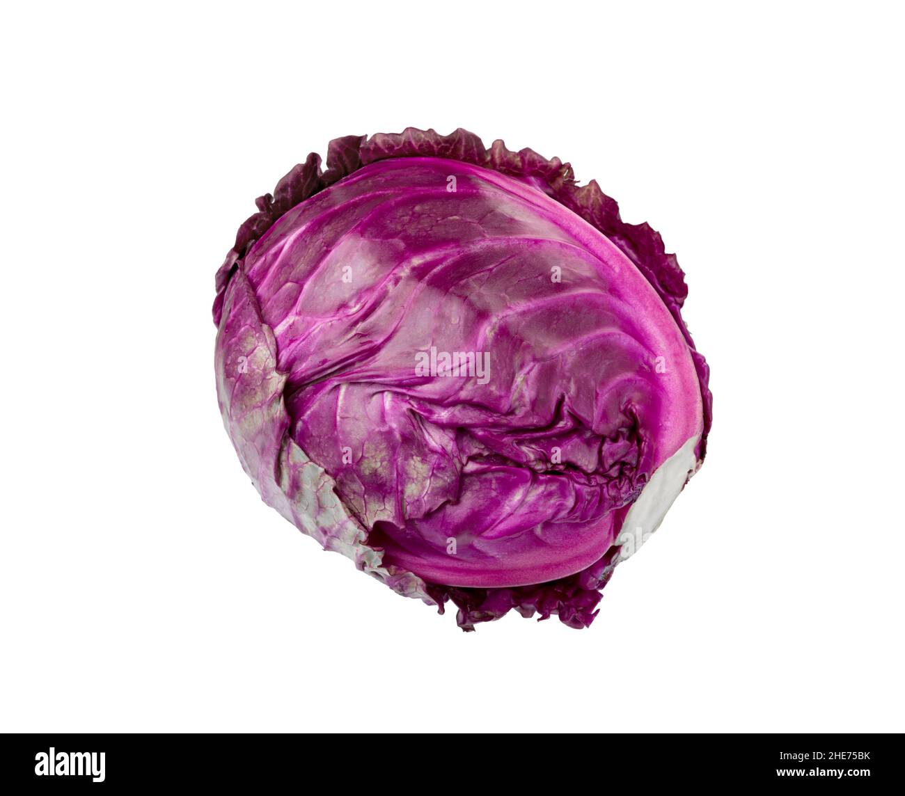Red cabbage isolated on white background. Whole red cabbage Stock Photo ...