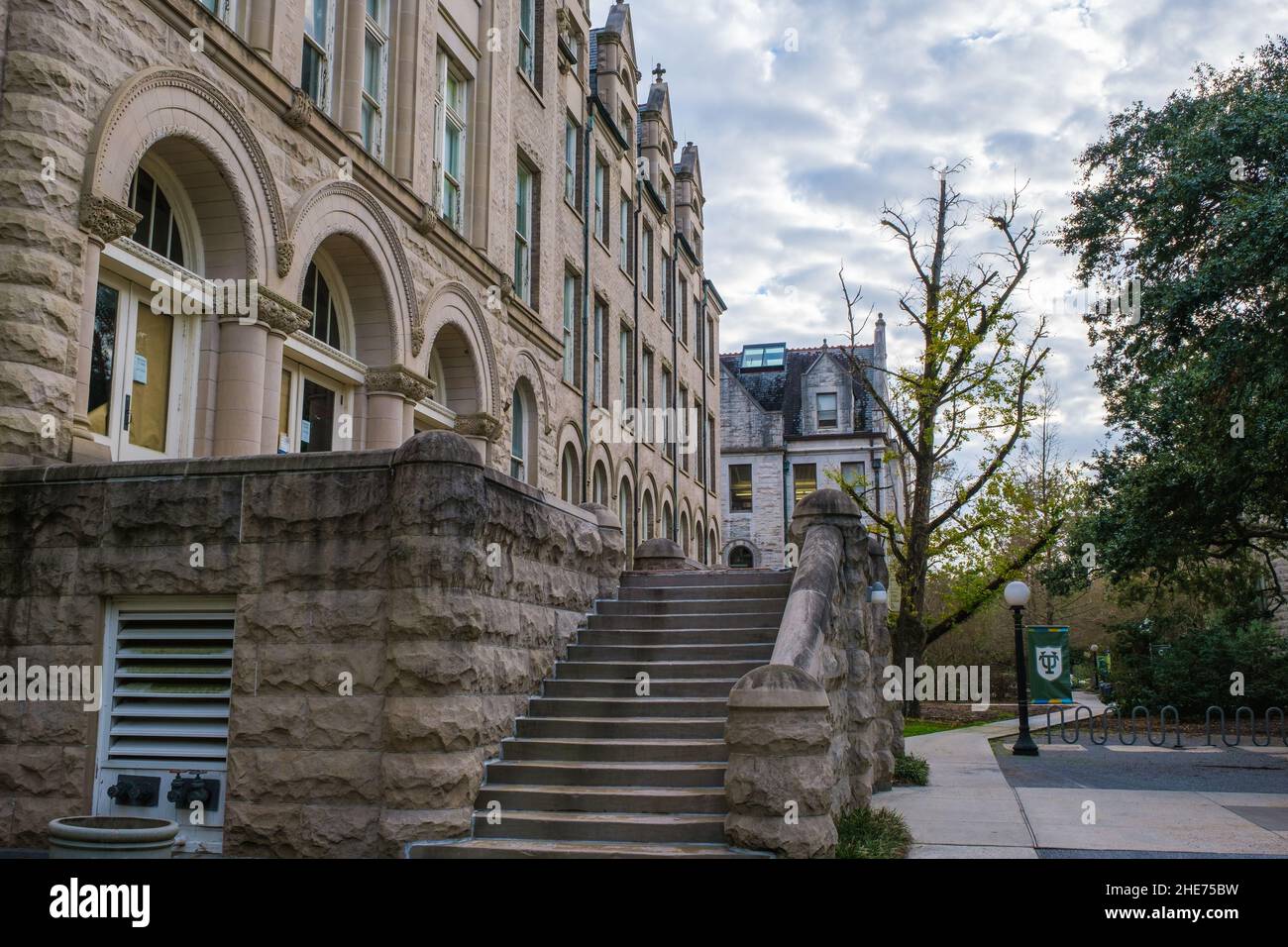 NEW ORLEANS, LA, USA - JANUARY 5, 2022: Angled view of front of ...
