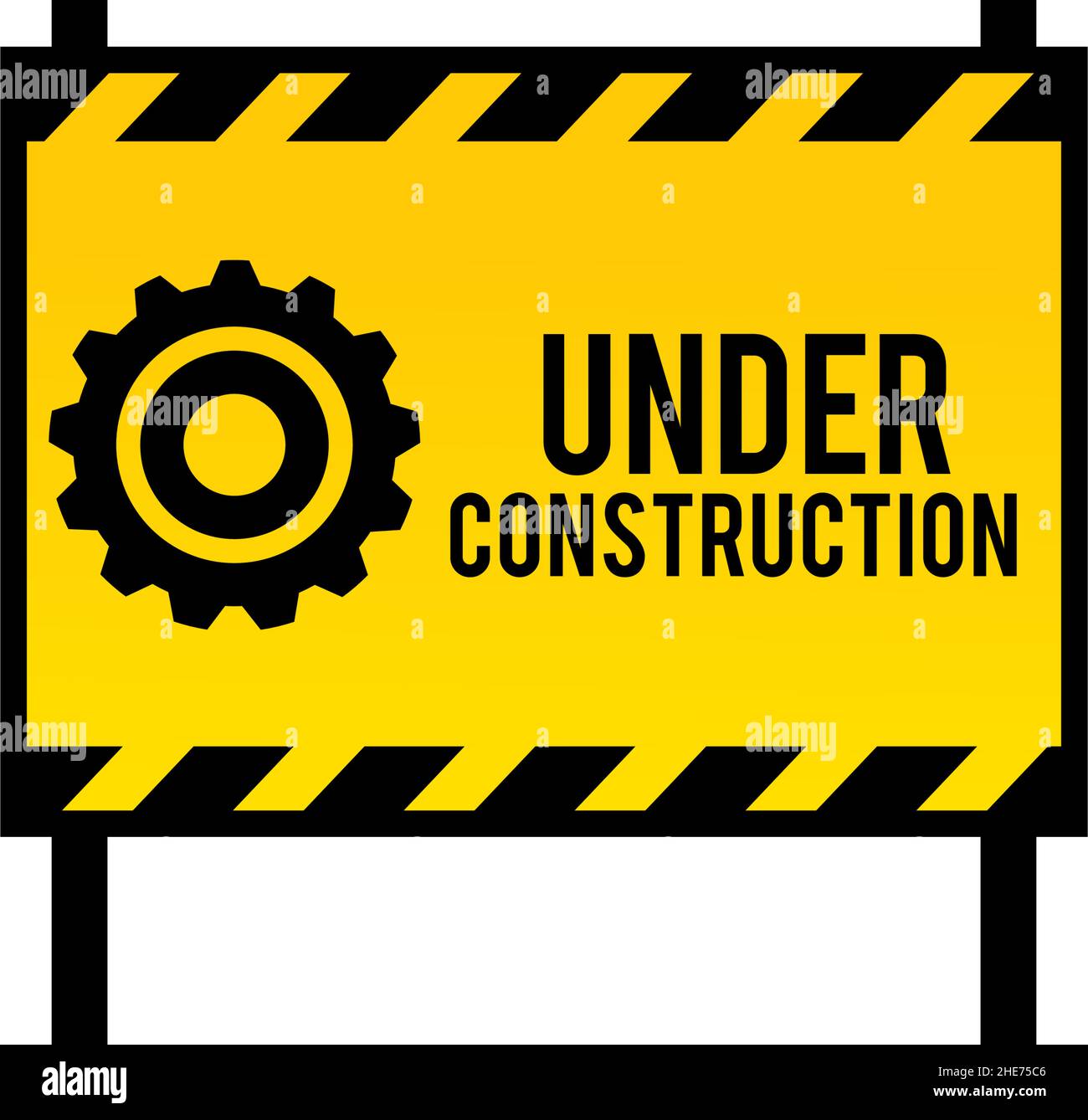 Under construction vector label illustration design Stock Vector Image ...